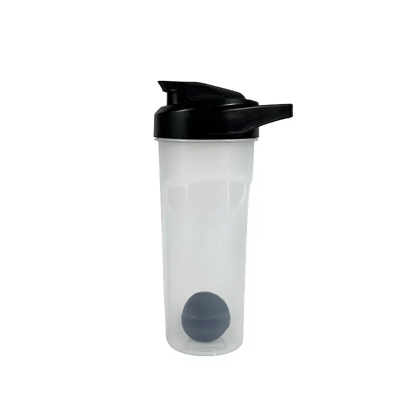 Sports Shaker Bottle with Mixer Ball and Flip - Top Lid - AUSPACE