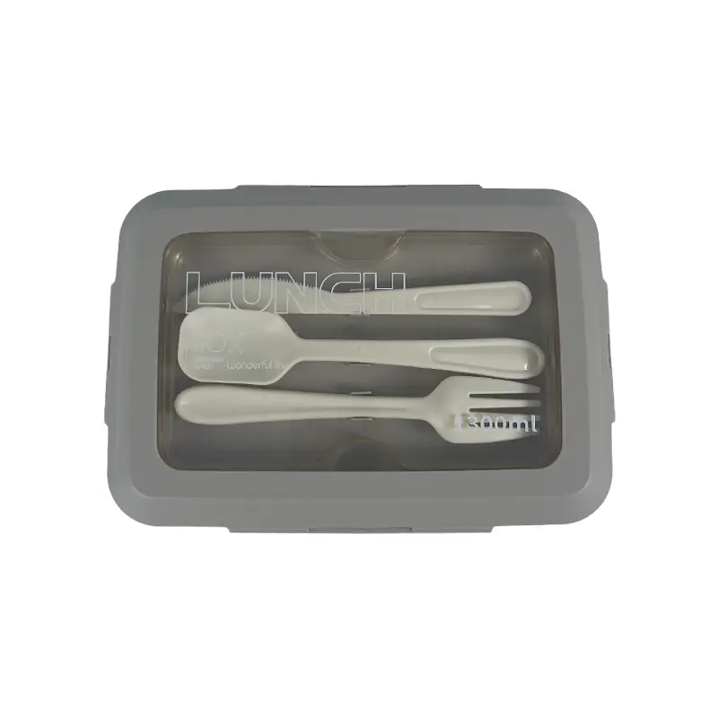 Leakproof Lunch Box with Built-in Utensils Wholesale