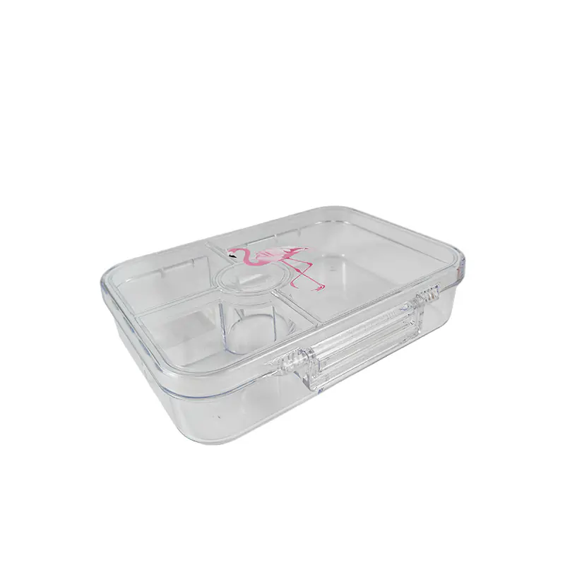 3 Compartment Clear Lunch Box Containers Supplier