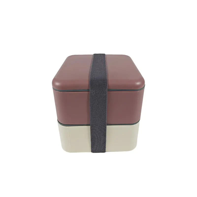 Elegant Two - Tone Double - Layer Lunch Box for Wholesale